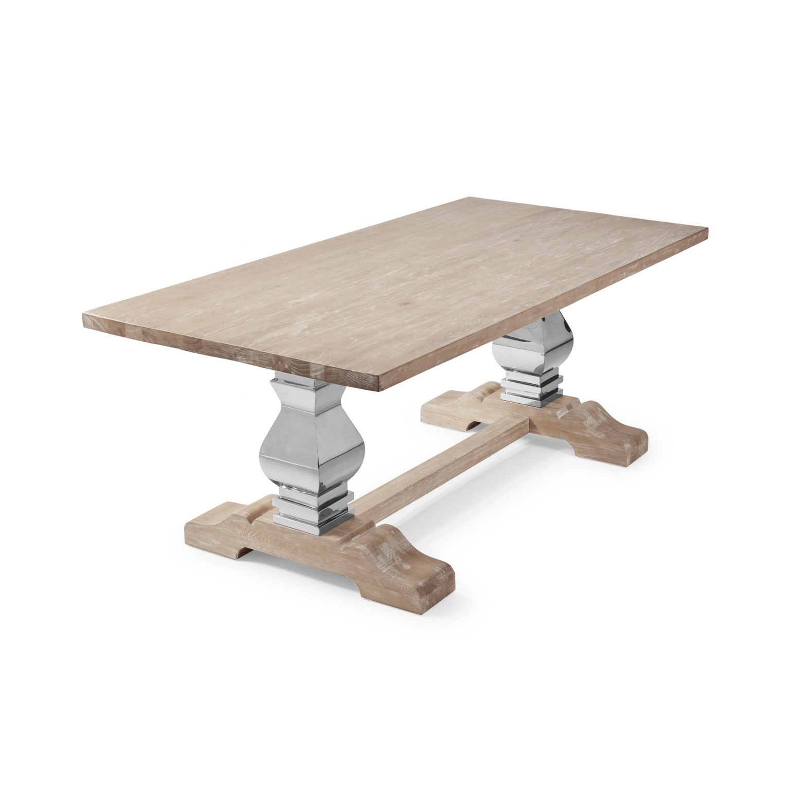 2m Solid Elm Refectory Dining Table | Grosvenor Furniture